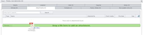 Drag And Drop Attachments Into TimeTrak Professional