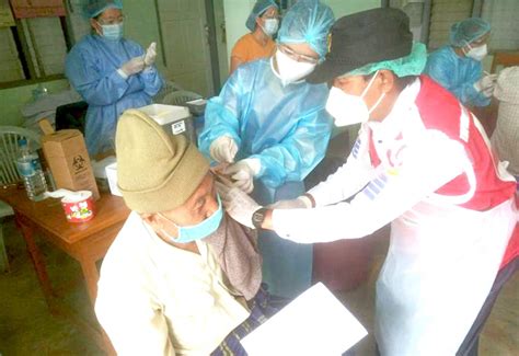 ဖယ်ခုံမြို့နယ်၌ ကိုဗစ် ၁၉ ရောဂါ ကာကွယ်ဆေး စတုတ္ထအသုတ် ဒုတိယအကြိမ်ထိုးန