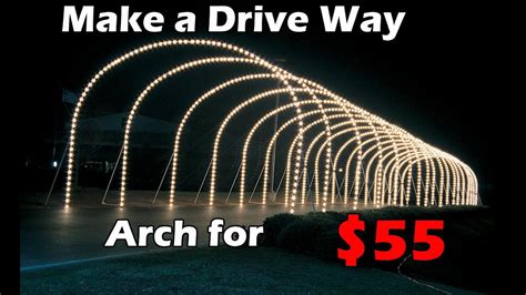 Diy Lighted Driveway Arches Outdoor Christmas Lights Duke Manor Farm