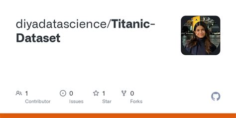Github Diyadatascience Titanic Dataset