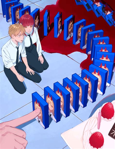 Makima Power Denji And Hayakawa Aki Chainsaw Man Drawn By Gm Gn Danbooru