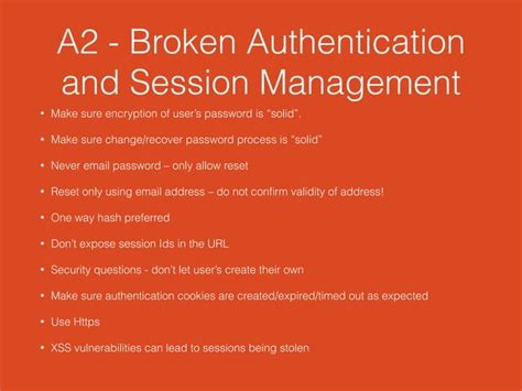 Owasp Top 10 Web Vulnerabilities From Dcc 04 14 Ppt