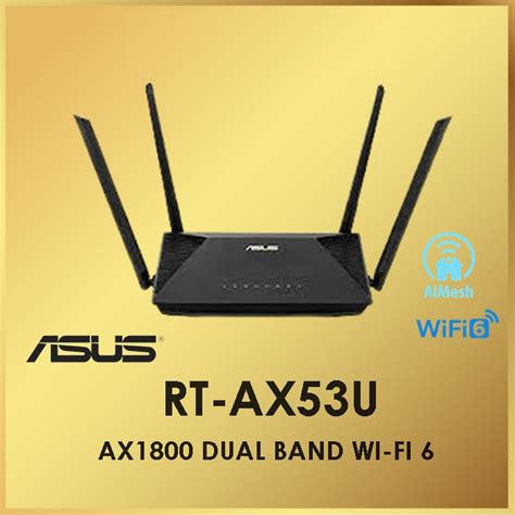 Jual Asus Rt Ax U Ax Dual Band Wifi Wireless Router Aimesh Rt Ax Shopee Indonesia