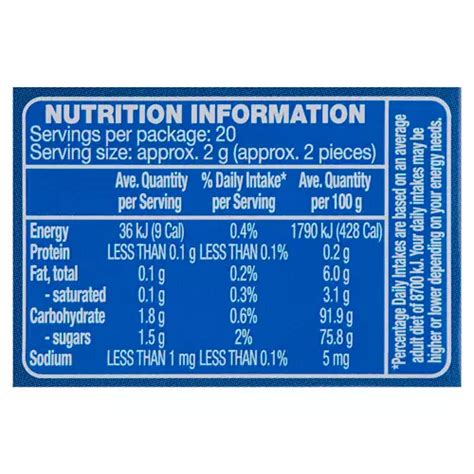 Peppermint Chewy Mints 40g