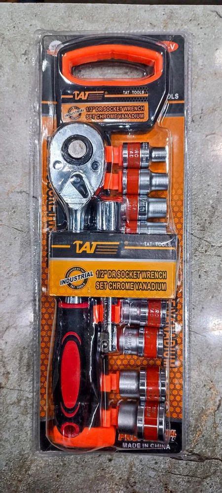 1 2 Dr Socket Wrench Set Chrome Vanadium Alloy Steel At ₹ 440 Piece In New Delhi