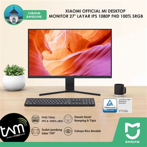 Jual Mi Desktop Monitor Inch Layar Ips P Fhd Srgb Kota Bandung Emilab