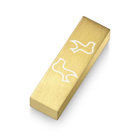 Adi Sidler Dove Of Peace Car Mezuzah Jewish And Israeli Art Judaica
