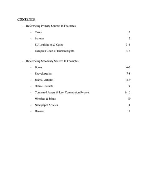 SOLUTION Beginner S Guide To Oscola Referencing Pt Referencing In Footnotes Studypool