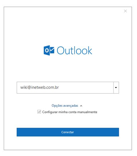 Como Configurar Seu E Mail Profissional No Outlook 2016 Ajuda Inetweb Base De Conhecimento