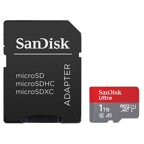 SanDisk Ultra microSD UHS-I U1 1Tb + SD Adapter - Memory card - LDLC ...