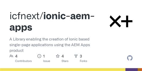 github icfnext ionic aem apps a library enabling the creation of ionic based single page