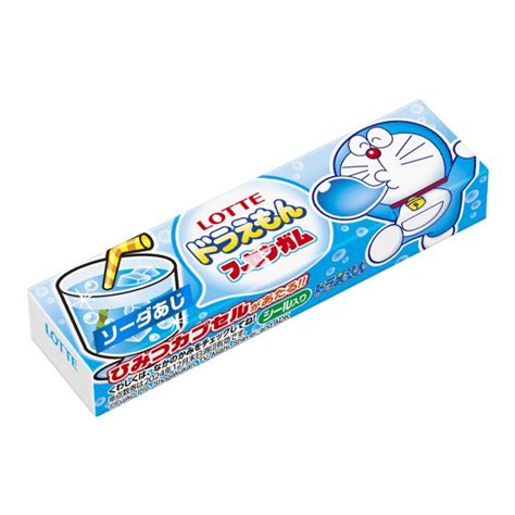 Buy Lotte Doraemon Chewing Gum Soda Flavour 1pc Japanese Supermarket