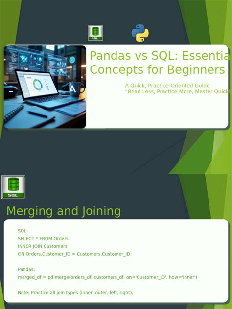 Pandas Vs Sql Concepts Updated Pdf Information Science Computer