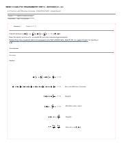 The Sum And Difference Formulas PRACTICE TEST Pdf WEEK ANALYTIC TRIGONOMETRY PART