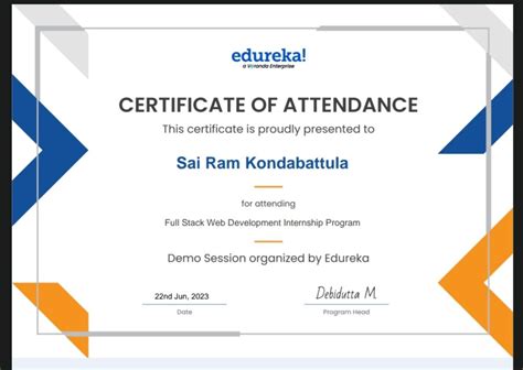 Fullstackwebdevelopment Edureka Sai Ram Kondabattula