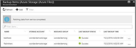 Tutorial Back Up Azure Files File Shares Azure Backup Azure Docs