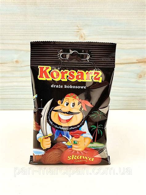 Драже кокосове Korsarz Корсар 70 г: продажа, цена в Луцке. Конфеты от ...