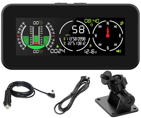 Mr Cartool M60 Auto Hellingsmeter Digitale Gps Snelheidsmeter Hud
