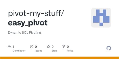 Easy Pivot Sql