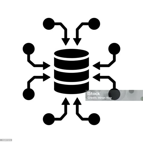 Server Collecting Data Icon Stock Illustration Download Image Now