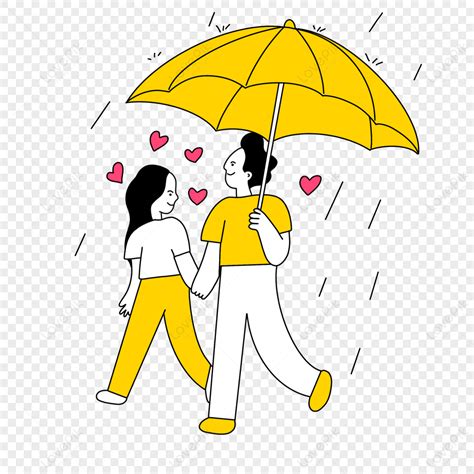 ภาพประกอบวันวาเลนไทน์คู่รักที่รักแมวสีเหลืองสาวน้อยน่ารักกระเป๋าถือสีเหลืองตัวการ์ตูนการ์ตูน Png