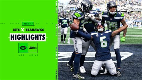 2022 Week 17 Seahawks Vs Jets Game Highlights
