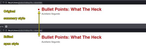Unwanted Bullet Points In Html Output Using Inline Html Formatting R Markdown Posit Forum