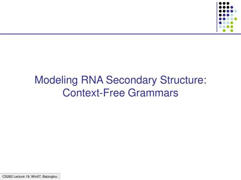 Ppt Rna Secondary Structure Powerpoint Presentation Free Download Id 3599585