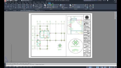 Autocad การปริ้นแบบออนscale หน่วยมิลลิเมตร เมตร Plot Scale Youtube