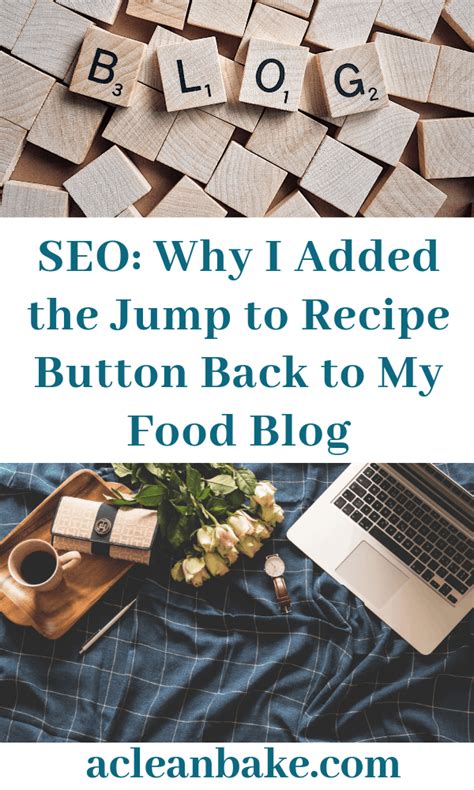 Why I Added The Jump To Recipe Button To My Blog
