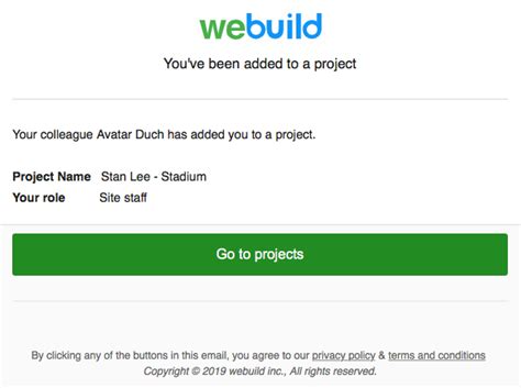 User Guide In Use Project Management Project Admin WeBuild