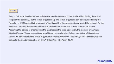 Solved Question 4 2 5 Marks Aisc Columns Determine The Allowable Axial Compressive Load That A