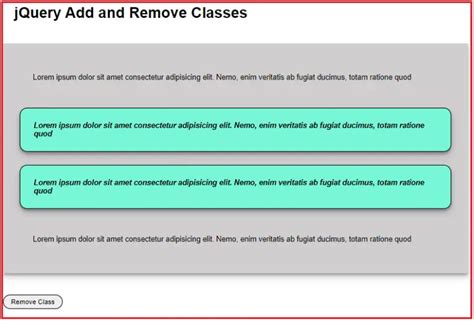 Jquery Add Remove And Toggle Class Dot Net Tutorials