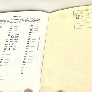 S Primer Tip Reading Book Jack Janet Penny Fox Terrier Etsy