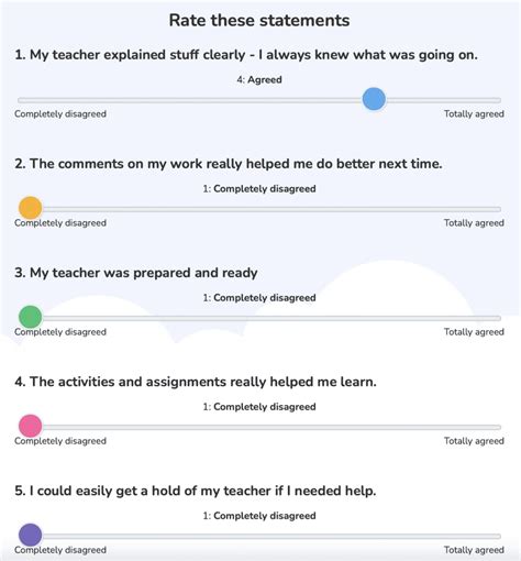 Likert Scale Template 1 5