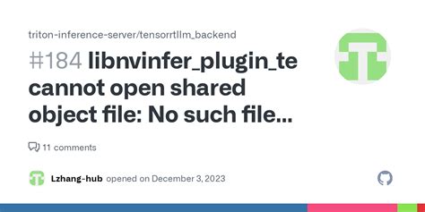 Libnvinferplugintensorrtllmso9 Cannot Open Shared Object File No Such File Or Directory