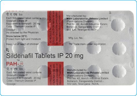 Sildenafil 20mg