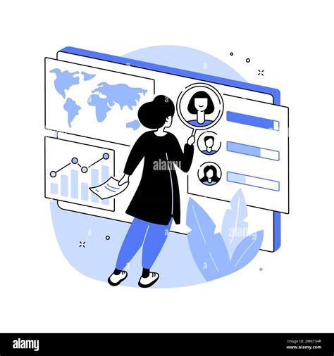 Business Intelligence Dashboard Abstract Concept Vector Illustration Business Analytics Tool