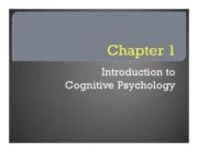 Ch1 Intro Introduction To Cognitive Cognitive Psychology Video Games Make You Smarter Improve