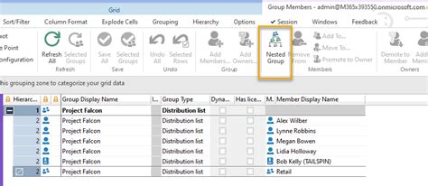 Group Members Show Nested Group Members Option