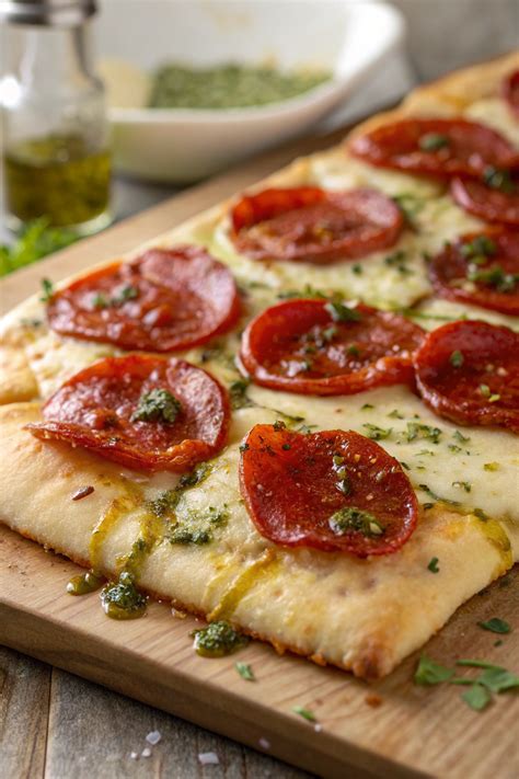 Pepperoni Flatbread Pizza Recipe 2026