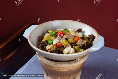 干锅鹿茸菌图片素材下载 食品餐饮素材下的中国菜系图片素材 汇图网