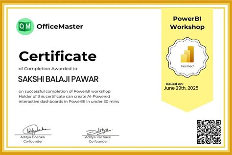 🎉 Excited To Share That Ive Successfully Completed The Powerbi