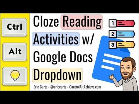 Control Alt Achieve Create Cloze Reading Activities With Google Docs