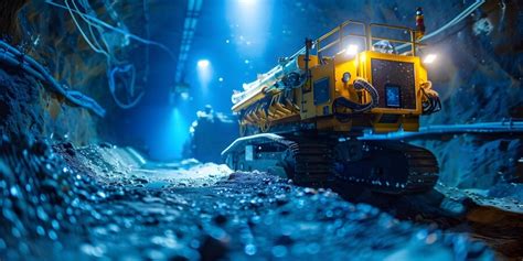 Premium Photo Deep Sea Mining Operation Captured By Underwater Image As Rov Extracts Minerals