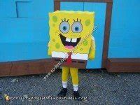 Cool Homemade Spongebob Squarepants Halloween Costume