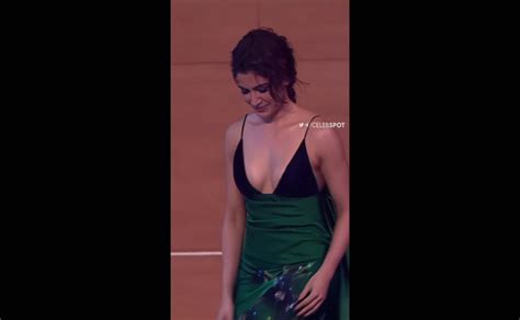 Samantha Ruth Prabhu Breasts Scene In Samantha Award Shows Cleavage Aznude
