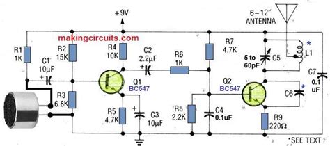 How To Build A 1 Watt Am Cw Transmitter Circuit Schema Digital