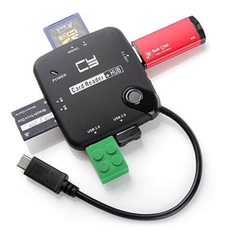 USB C Port USB And In Card Reader Hub