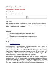 CYT245 Assignment3 Paperbased Winter2022 Docx CYT245 Assignment 3